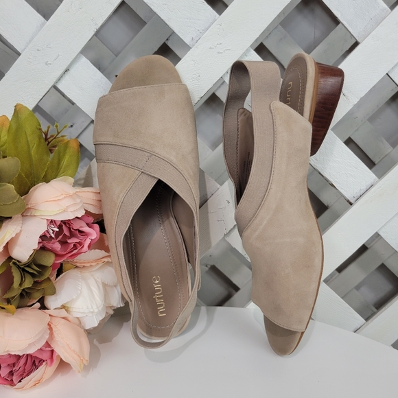 Nurture by Lamaze | Shoes | Nuture Giannis Tan Leather Slingback Sandal ...